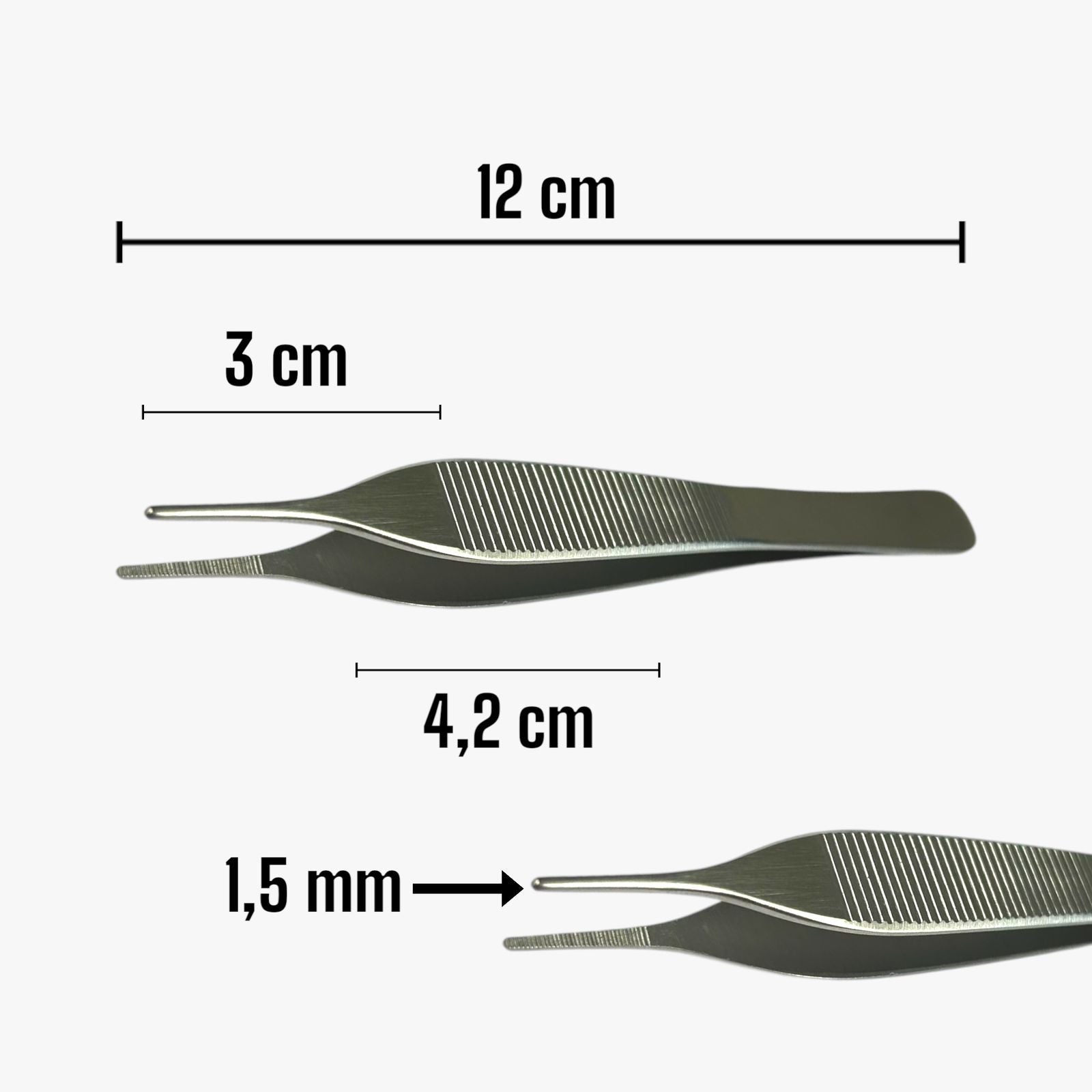 Pinza Adson Anatómica 12 cm - Precisión Milimétrica en Cirugía – Punto ...